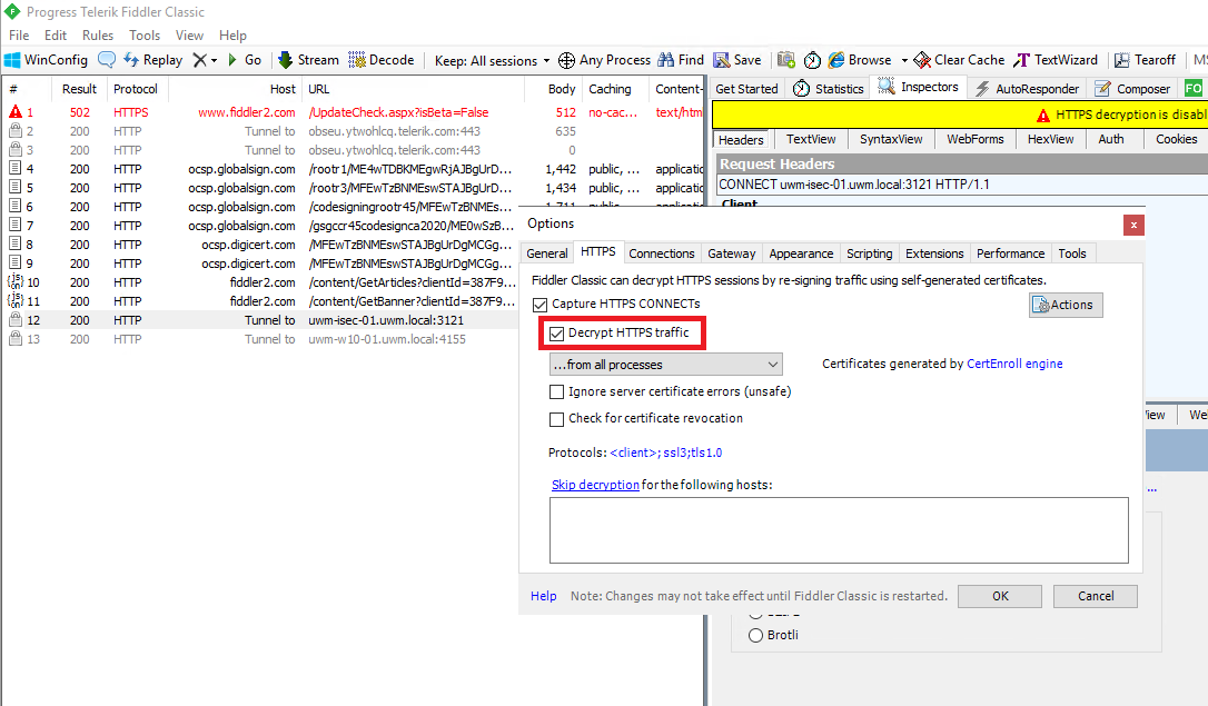 How to Use ‘Fiddler Classic’ to Decrypt HTTPS Traffic for Inspection