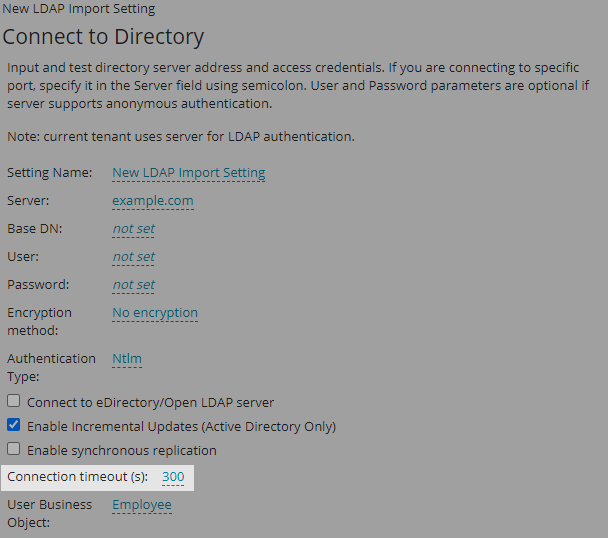 LDAP Timeout When Importing Large Amounts of Records