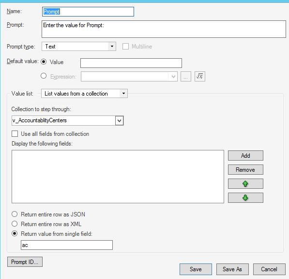 One-Step Show Popup empty Variable value created by Prompt into JSON ...