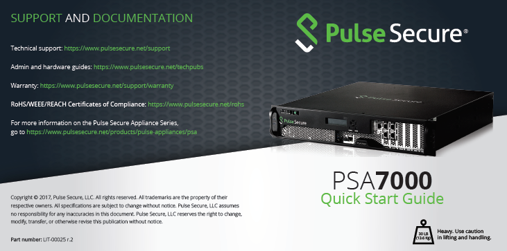 Pulse One (PSA7000) Setup Guide
