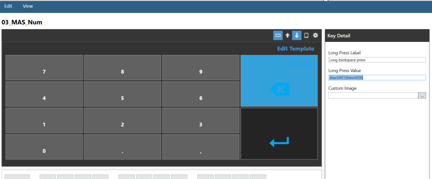 Velocity WEB onscreen Keyboard: How to clear the feild with long press backspace