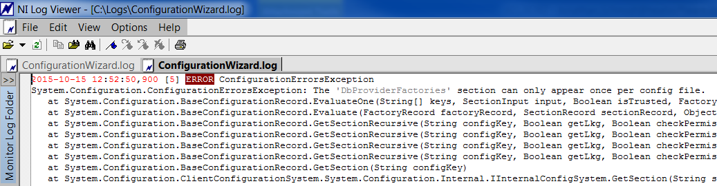 System Configuration Wizard: Constructor Or Binding Constraints ...